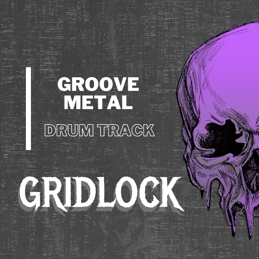 Gridlock | Groove Metal Drum Track | 96 BPM