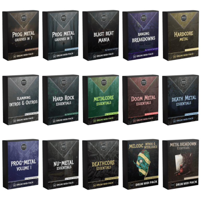 Metal Drum Midi Packs (Metalcore, Death, Doom and more)